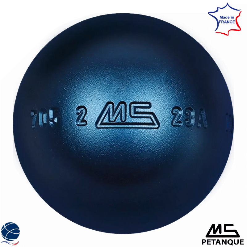 Boule MS Pétanque - MASTER INOX - Bleu titanium – Univers pétanque