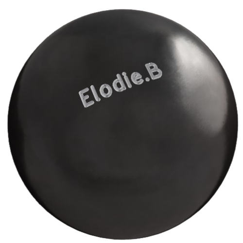 Boule de Pétanque La Boule Noire - COU strie 1 – Univers pétanque