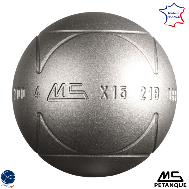 Boule MS Pétanque - STRX inox - Boule de pétanque striée – Univers pétanque